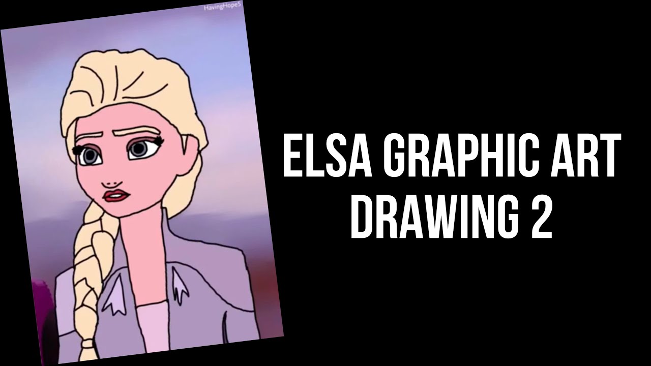 Elsa Graphic Art Drawing 2