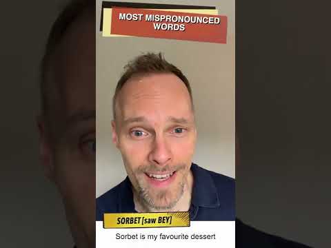 Can You Pronounce SORBET?