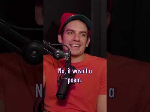 Rhyming notes are romantic! #poetry #poems #love #comedypodcast