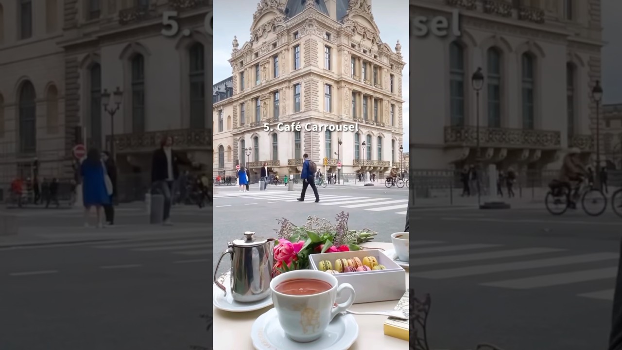 Best Paris cafes with a view📍🇫🇷