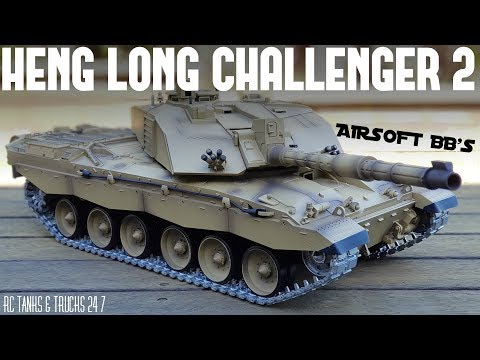 Heng Long Challenger 2 1/16 RC Tank - AIRSOFT BB'S And Metal Tracks - Full Review