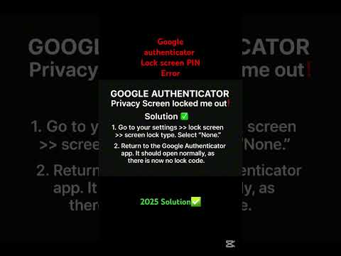 Google Authenticator Privacy Screen locked me out! Solution β