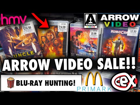 Blu-ray Hunting - ARROW VIDEO SALE AT HMV, 3 FOR £50 4K DISPLAY, PRIMARK TSHIRTS & MCD'S BREAKFAST!!