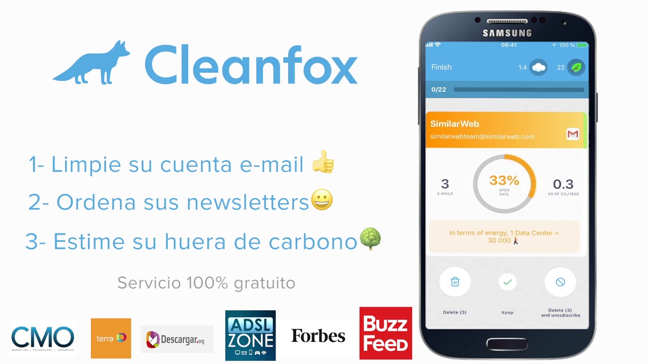 Cleanfox - Android App Preview Video - Spanish