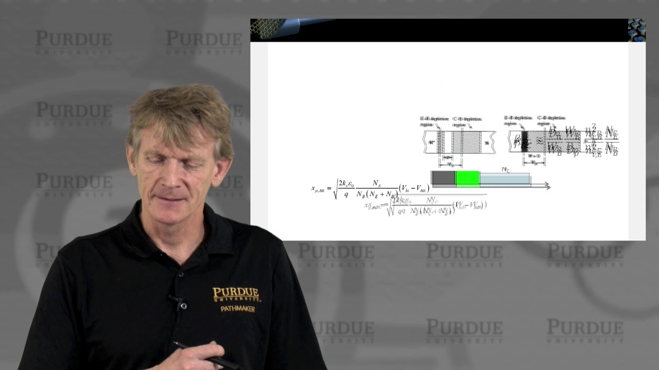 ECE 606 Solid State Devices L25.2: Bipolar Junction Transistor - Base Doping Design