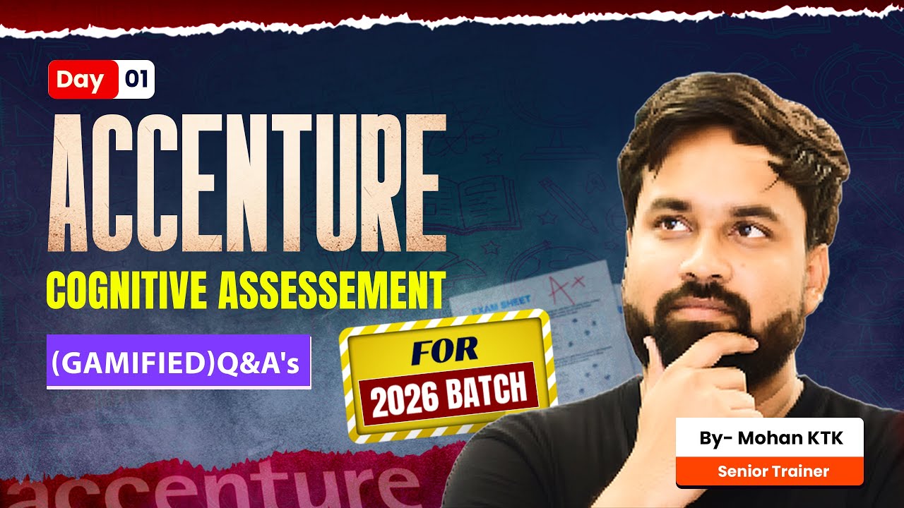 Crack Accenture Cognitive Round 2026 | Live Q&A + Complete Practice Guide