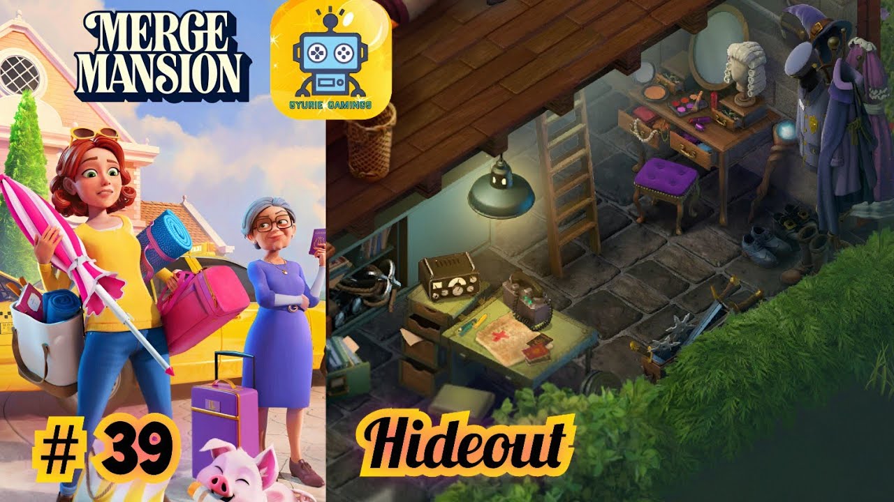 Merge Mansion Story : Hideout #39