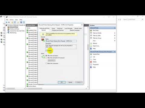 Allow ping on Windows without turn off firewall