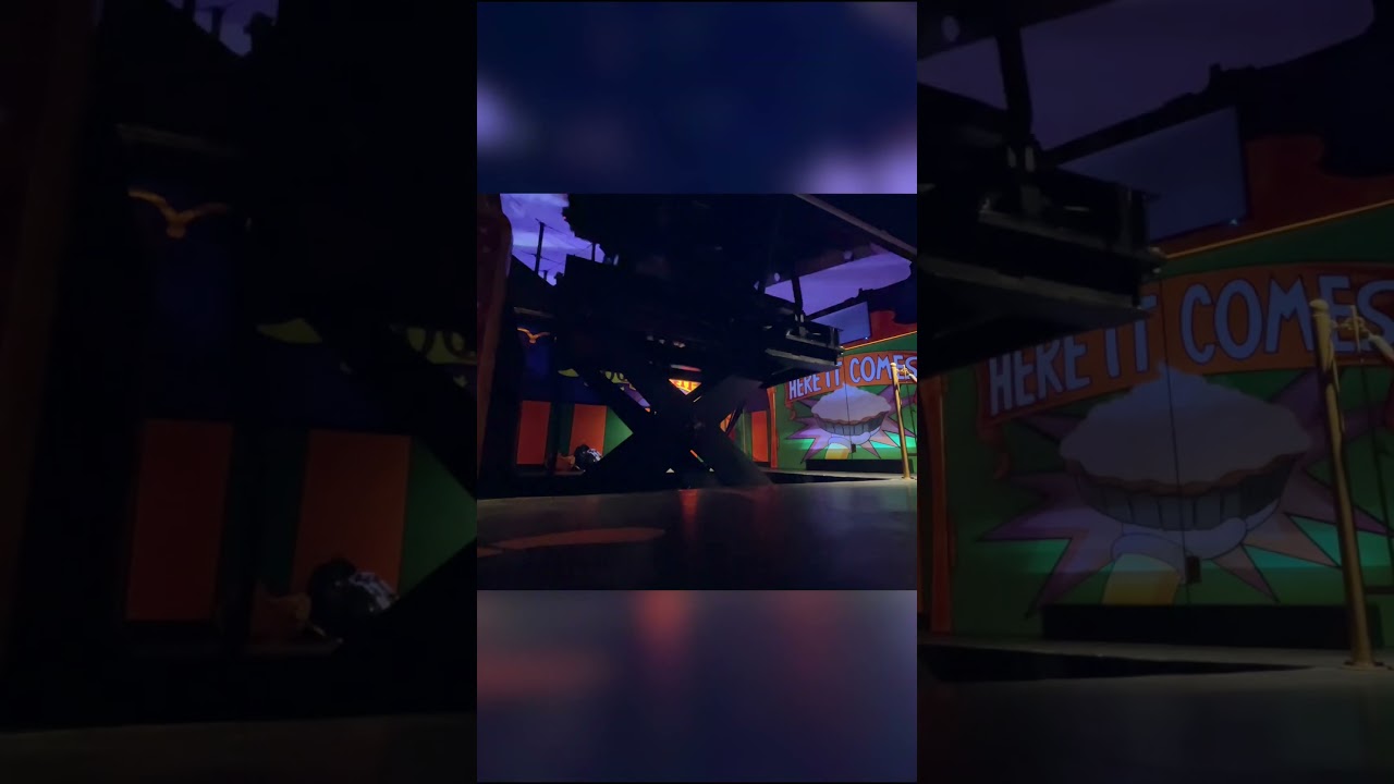 🤯 Behind the Scenes Simpsons ride at Universal Studios