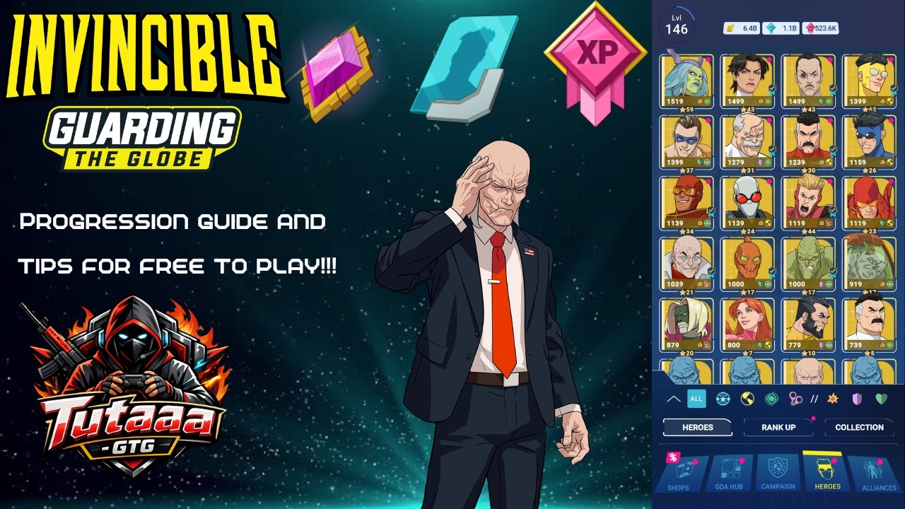 Progression guide for F2P players - Invincible Guarding The Globe