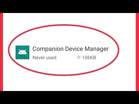 How To Fix Companion Device Manager Problem Solve in Android