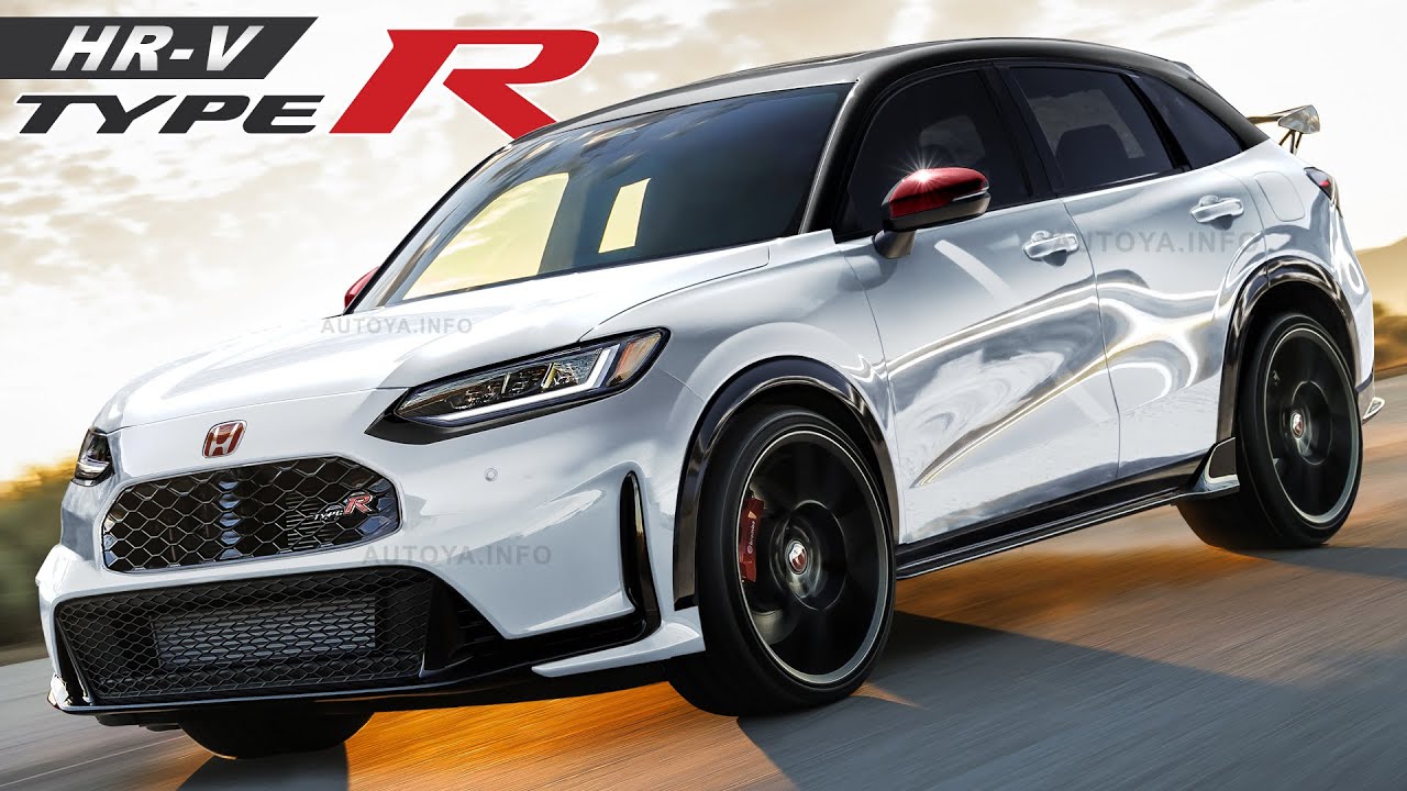 Virtual 2024 Honda HR-V Type R Screams of Brittle 326-HP Compact SUV ...