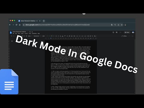Google Docs Dark Mode | How To Activate Dark Mode in Google Doc