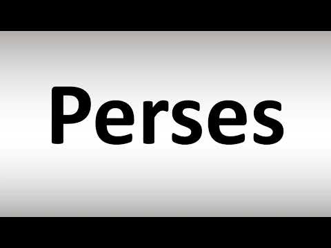 How to Pronounce Perses