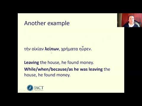The present participle