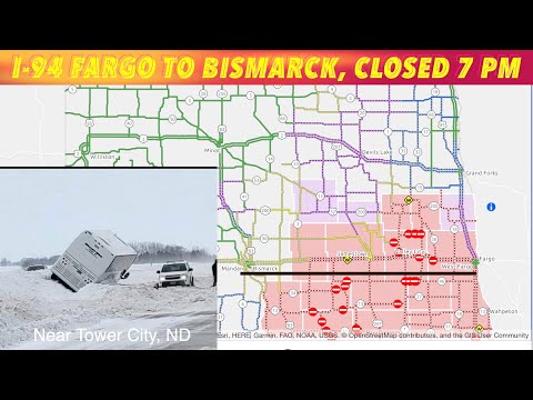 Interstate-94 Fargo To Bismarck Closed At 7 PM Friday