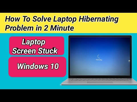 Laptop screen stuck ||How To fix hibernating problem in dell Laptop