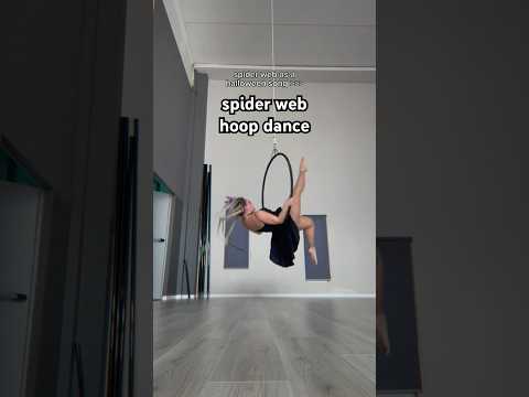 melanie martinez - spider web hoop dance 🕷️🕸️ #melaniemartinez #spiderweb #halloween #aerialhoop