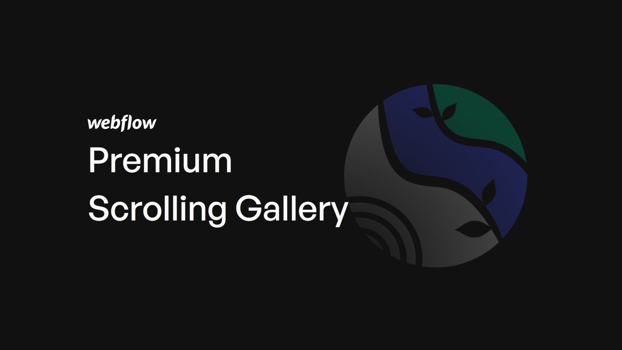 Webflow Premium Scrolling Gallery