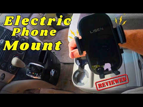 LISEN Electric Suction Cup Phone Mount - Review