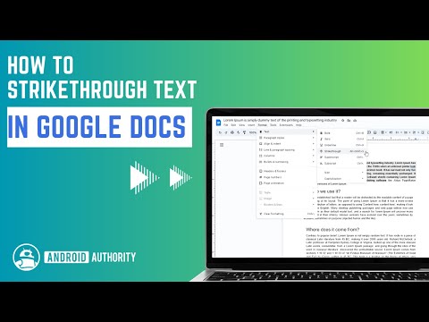 How To Strikethrough Text In Google Docs