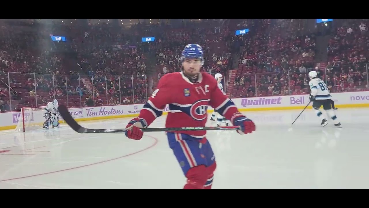 Seat view at Bell Center. Section 102 Row AA.. Montreal Canadiens Vs Utah Mammoth