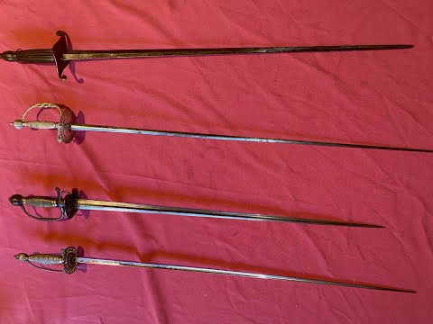 Paul Wagner & Dan, Four Antique Small Swords – Capitale Escrime ...