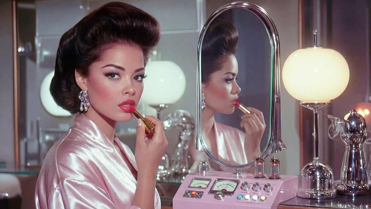 Relaxing Retro Future Jazz for Sleep | Luxury 1950s Sci-Fi Dreamscape