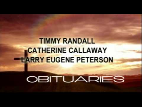 Obituaries for Oct. 7th brought to you by Radney Smith Funeral Home...