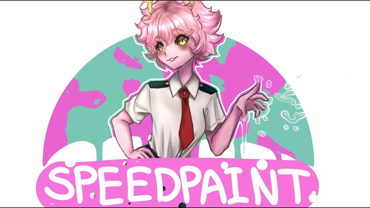 【Speedpaint】Pinky! - Mina Ashido | BNHA/MHA FanArt