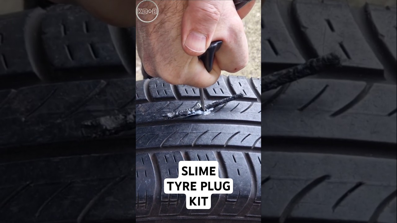 Slime Tire Plug Kit  #tireplugs #tiremushroom #slimerepair #tirerepair