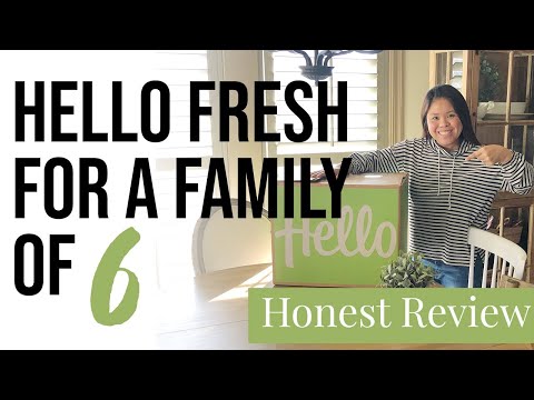 HONEST REVIEW of HelloFresh for FAMILY OF 6 - Was it worth the price? Yes, here's why.