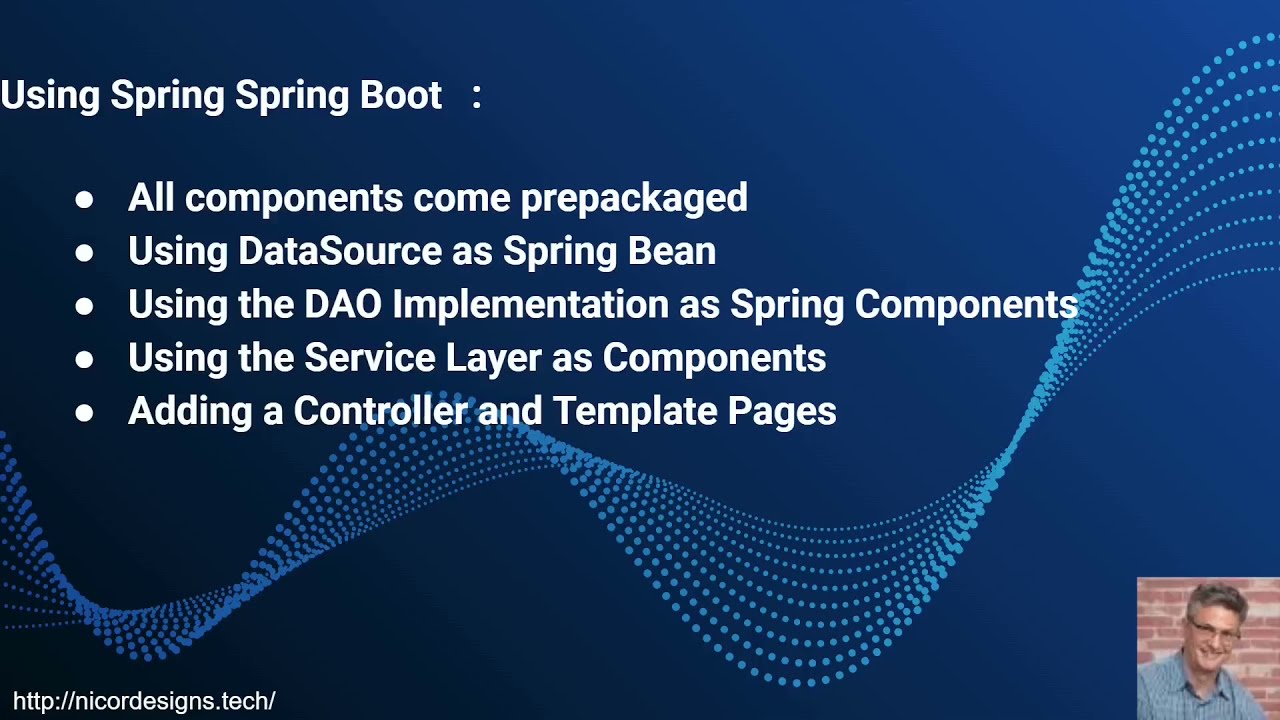 27. Using Spring Boot with Spring JDBC and Embedded Tomcat