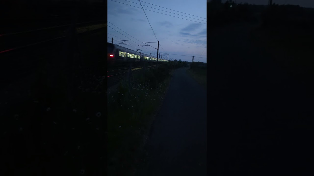 class 334 speeding through BATHGATE
