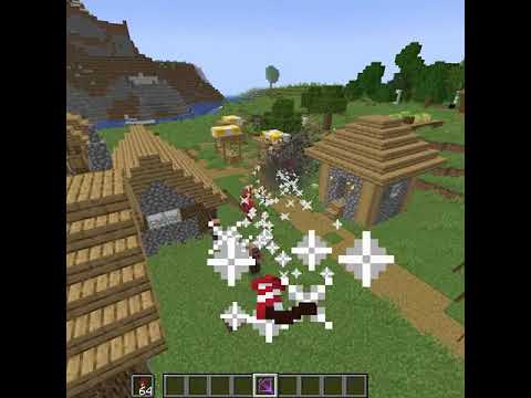 Machine Gun Crossbows in Minecraft #shorts
