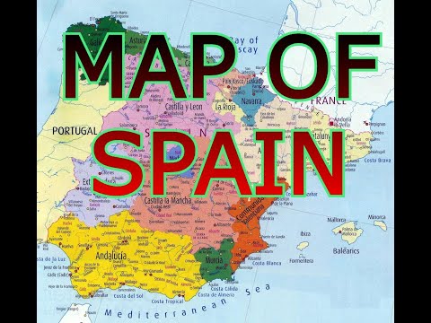 MAP OF SPAIN
