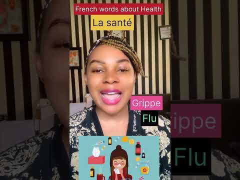 French words about Health. #lasanté #learnfrenchwithada