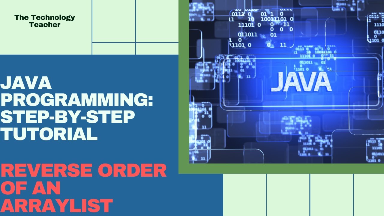 Java Tutorial Reverse Order of ArrayList
