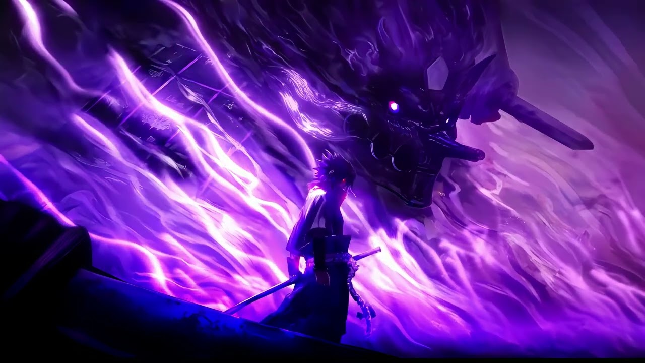 Uchiha Sasuke Susanoo live wallpaper 4k