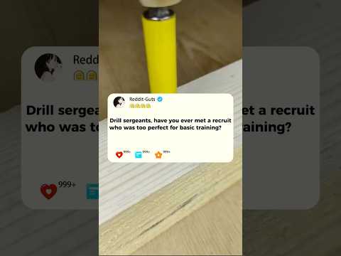 Drill sergeants, have you ever met a recruit who was too perfect for basic training?#reddit #story