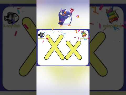 #kidseducation #shorts || letter X phonic sound and vocabulary || #phonics #learnletters #abcd