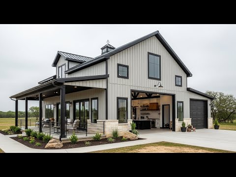 AFFORDABLE BARNDOMINIUM HOMES DESIGN UNDER 100K YOU CAN BUILD