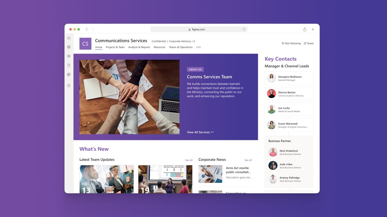 Internal Communications Platform