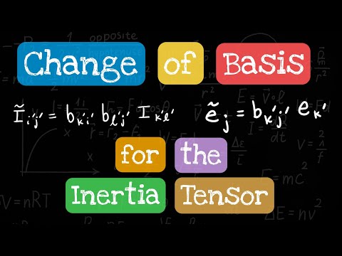 Principal Moments of Inertia - Lesson 1 Change of Basis of the Inertia Tensor