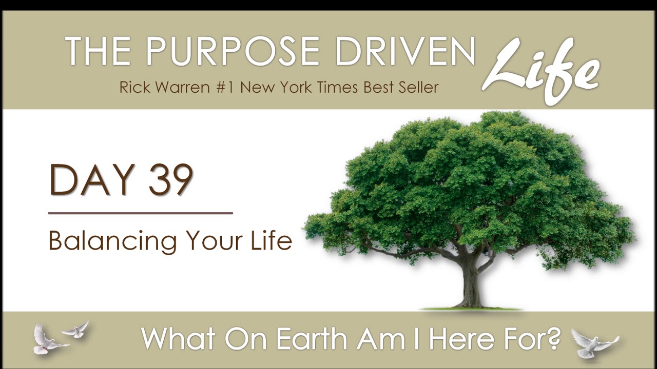 Purpose Driven Life | Day 39