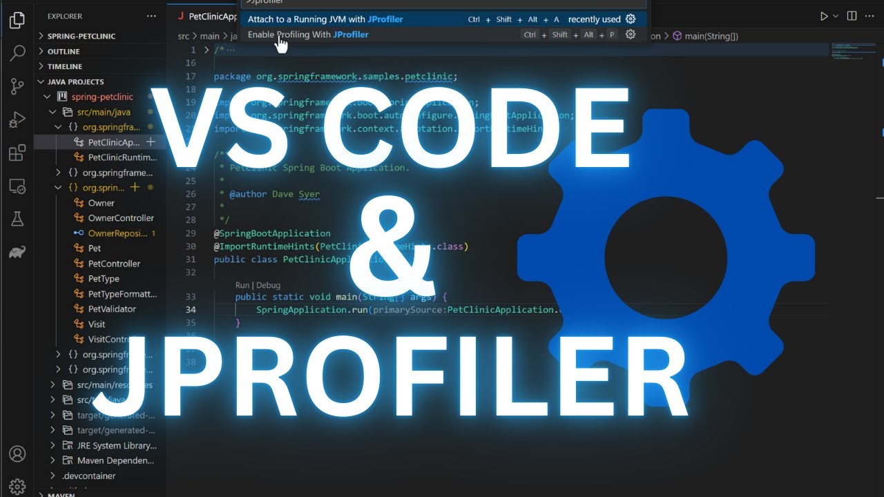 Profiling Java Applications in VS Code with JProfiler