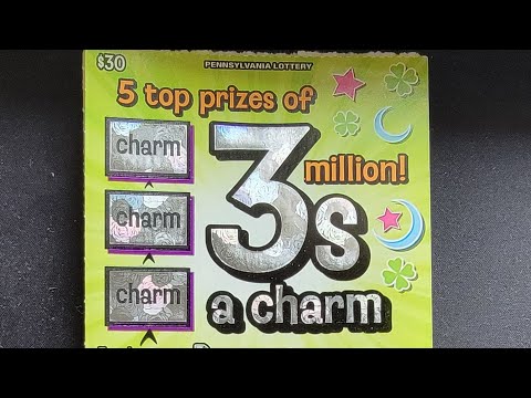 FULL BOOK! 3'S A CHARM $900 OF PA LOTTERY SCRATCH OFF TICKETS #lottery #scratch #palottery #winner
