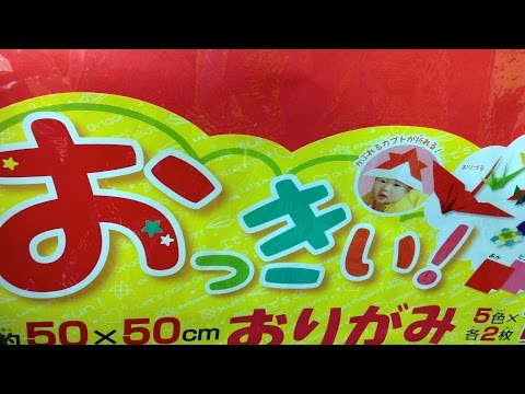 DAISO BIG Origami Paper Unboxing! | The Secrets of Origami