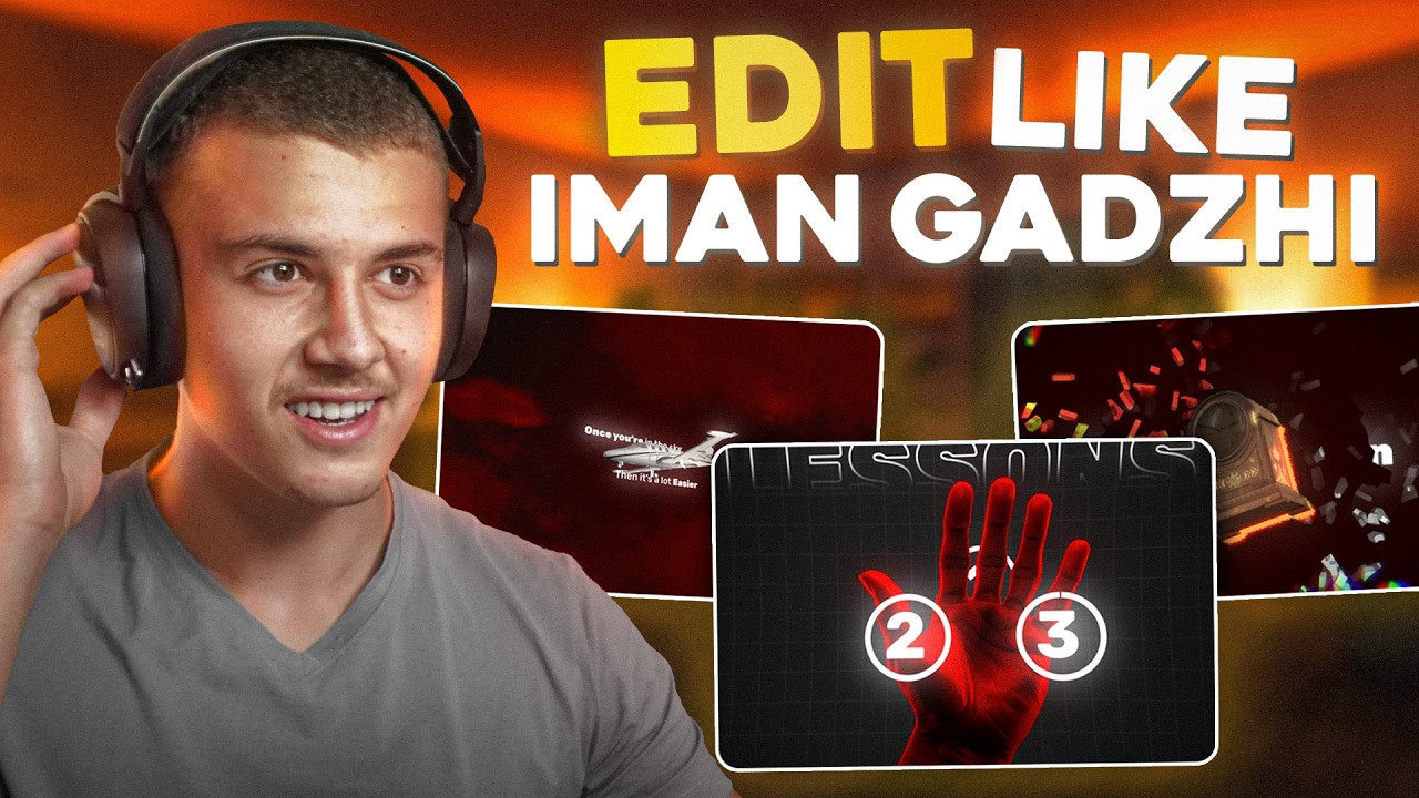 "The Complete Guide to Editing like Iman Gadzhi in 2024! (Masterclass)" - Full Transcript Inside ...