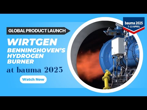 Hydrogen-powered asphalt? Benninghoven’s new burner could cut CO₂ by 41%